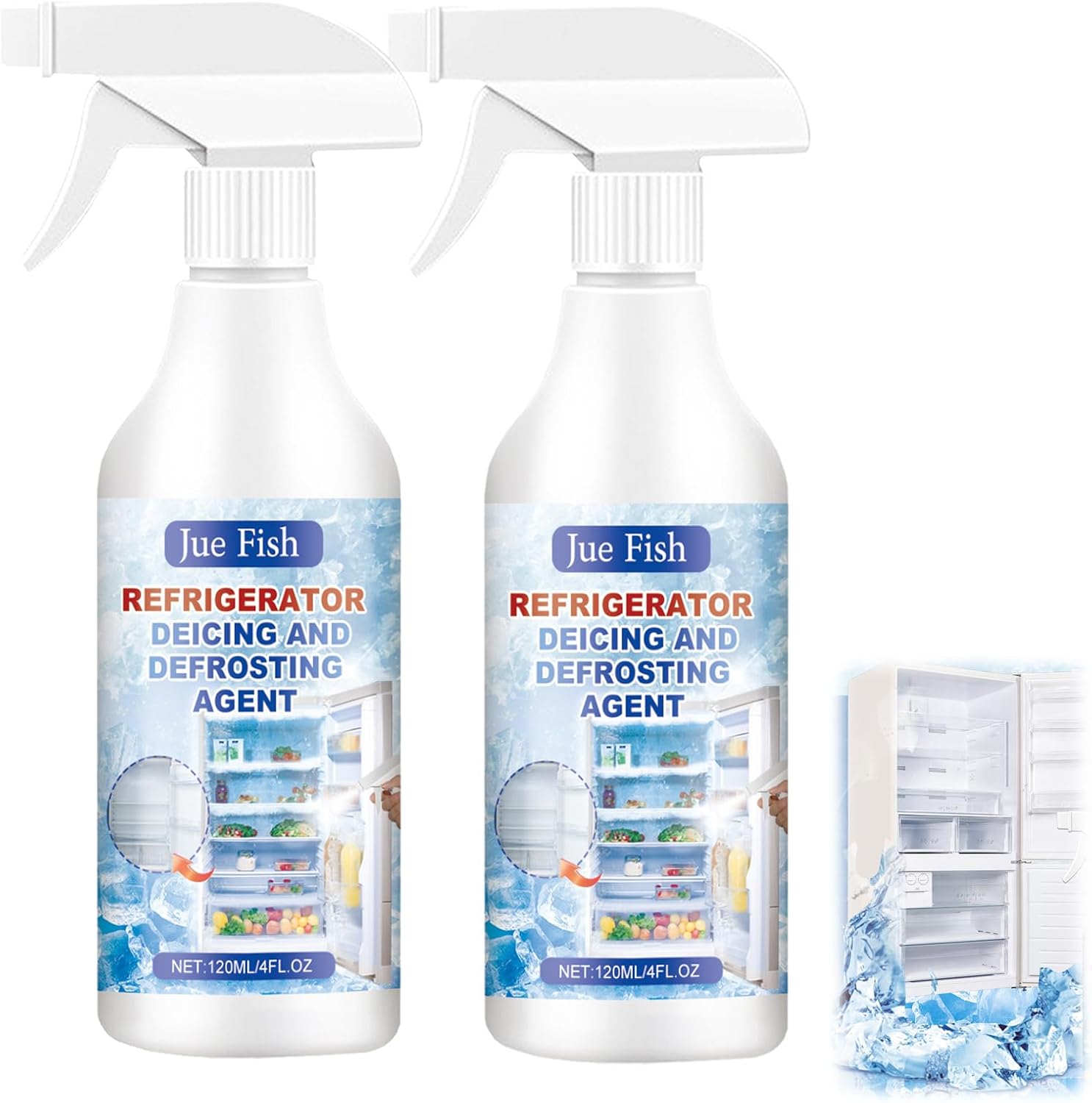 Defrosting Spray for Fridge Freezer, Rapid Fridge Defrosting Spray ...