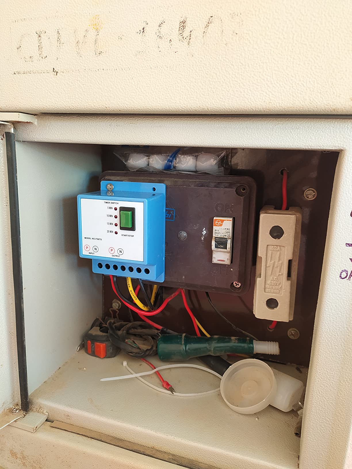 Blackt Electrotech : Off Delay Timer Switch 5,10,15,20 Min for Geyser ...