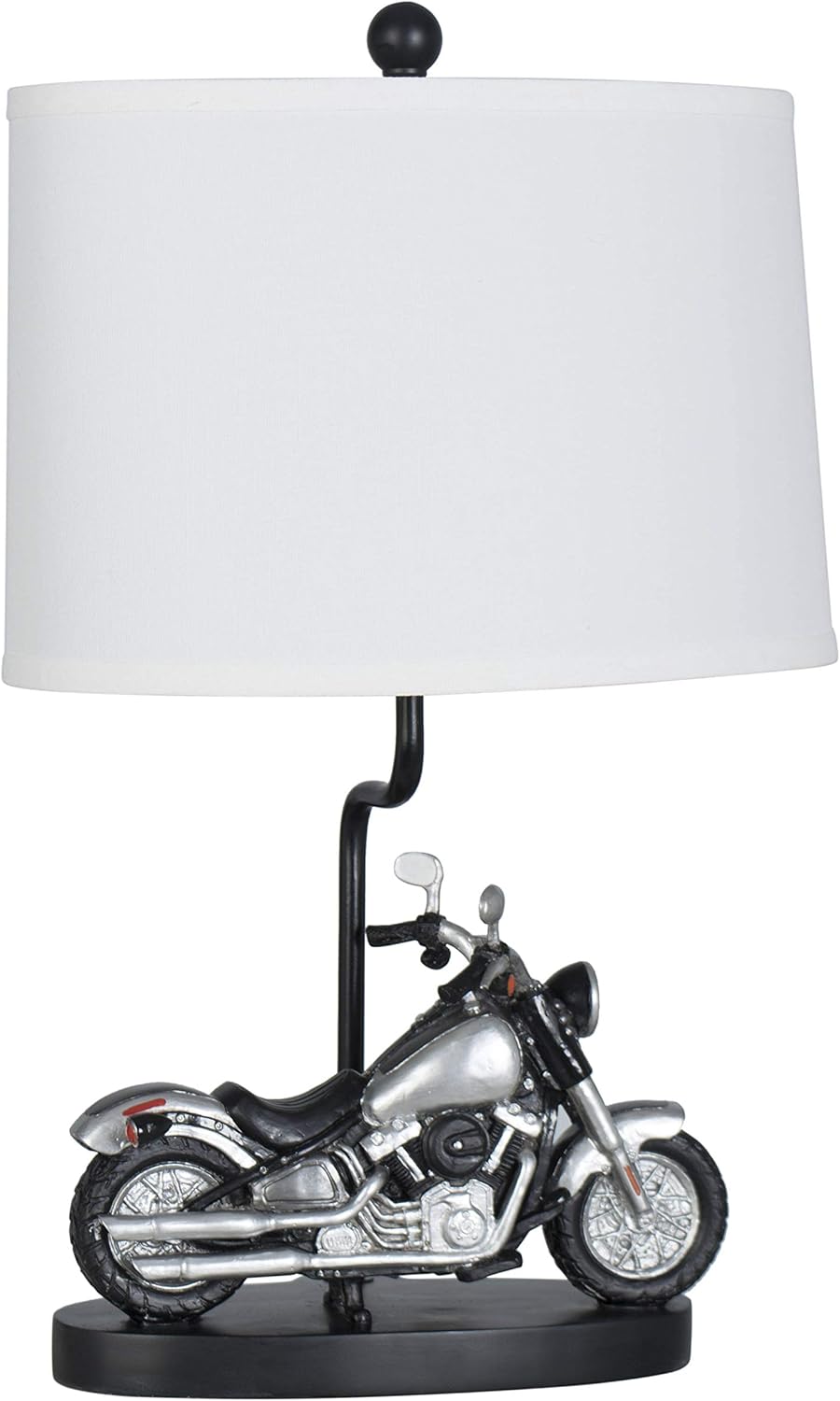 LampsPerSe LPS-285 Table Lamp Set, Black & Silver - Amazon.com