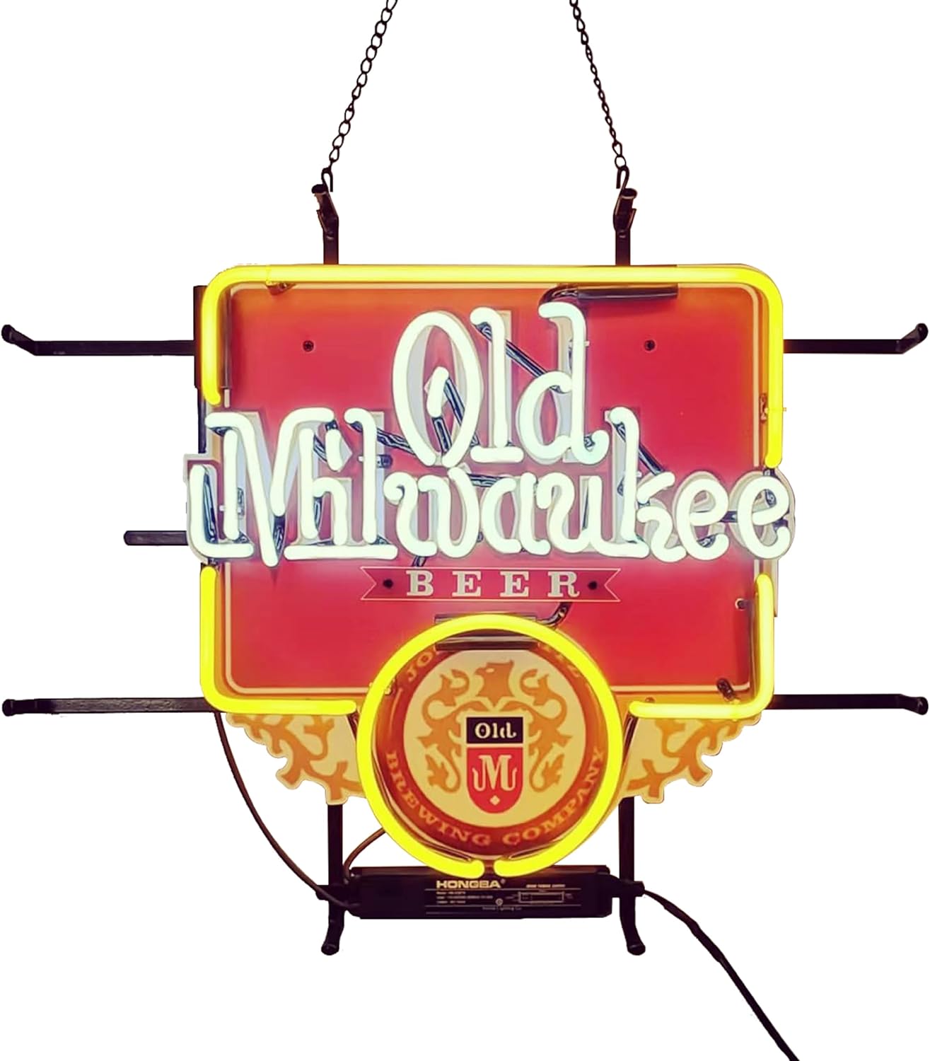Neon Signs Compatible For Old Milwaukee Beer Sign,Glass Neon Signs for ...