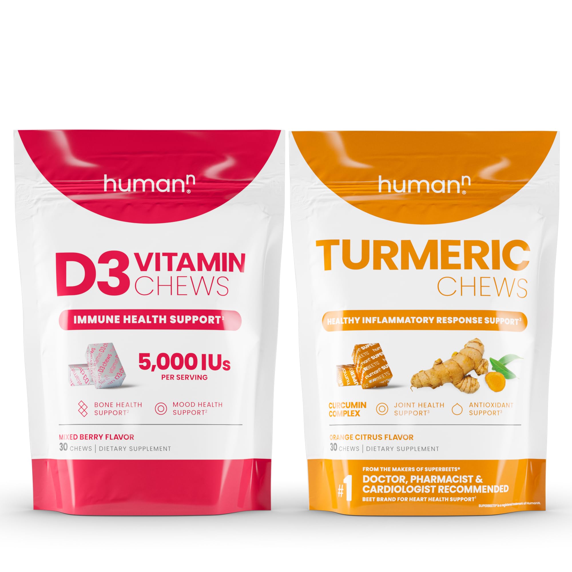 Amazon.com: humanN D3 & Turmeric Chews : Health & Household