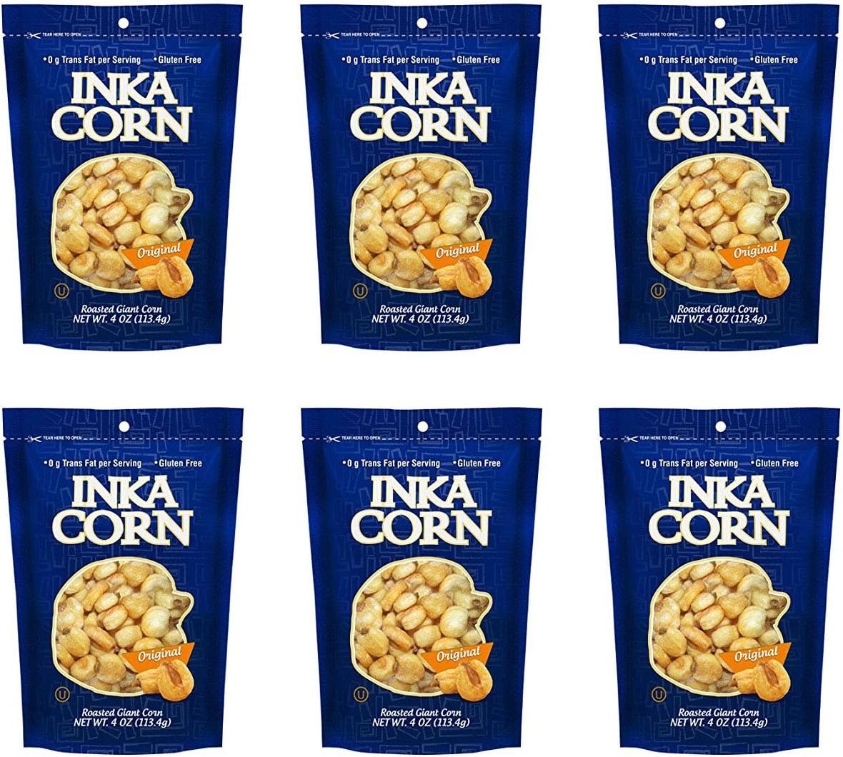 Amazon.com: Natural Craving Salted and Roasted Corn Nuts - Original ...
