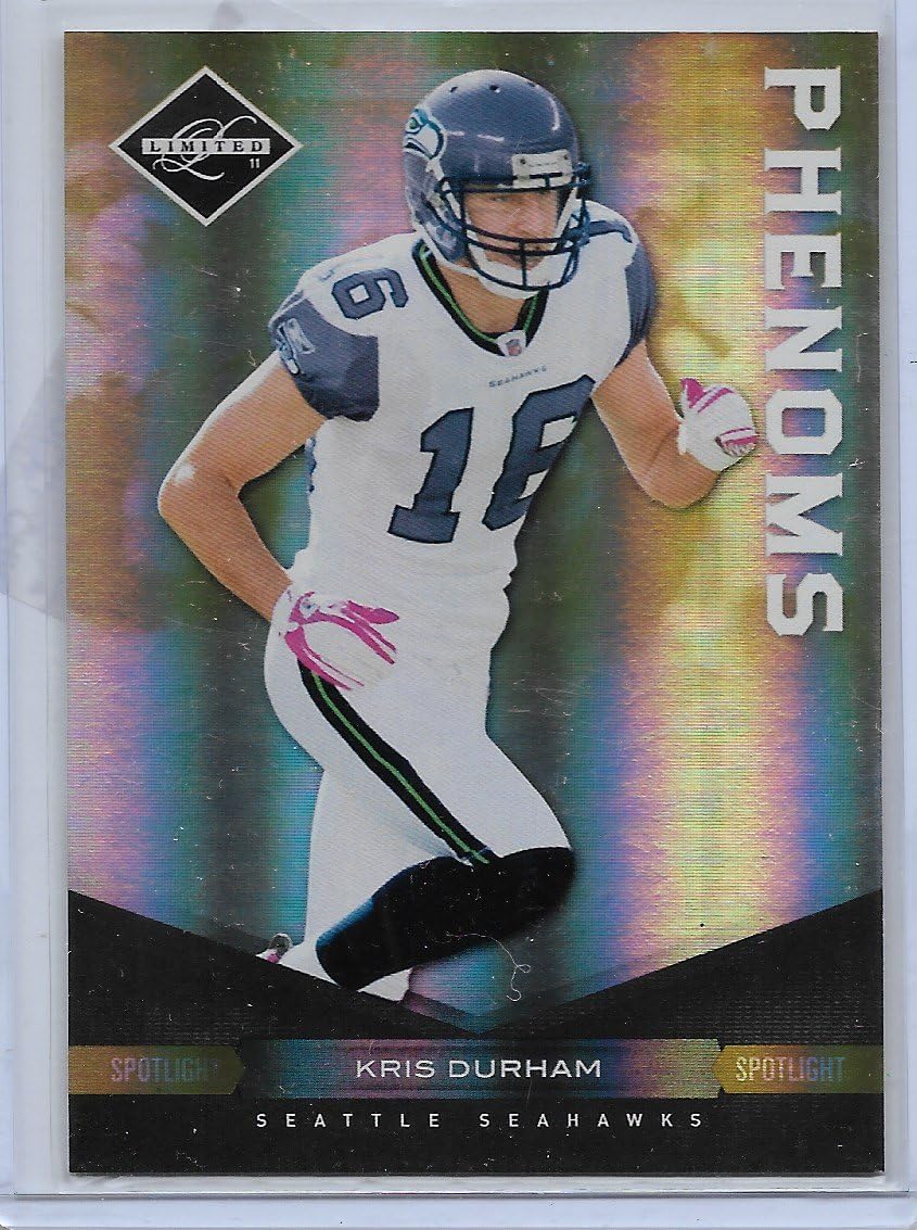 Amazon.com: 2011 Limited Football Kris Durham Gold Spotlight Phenoms ...