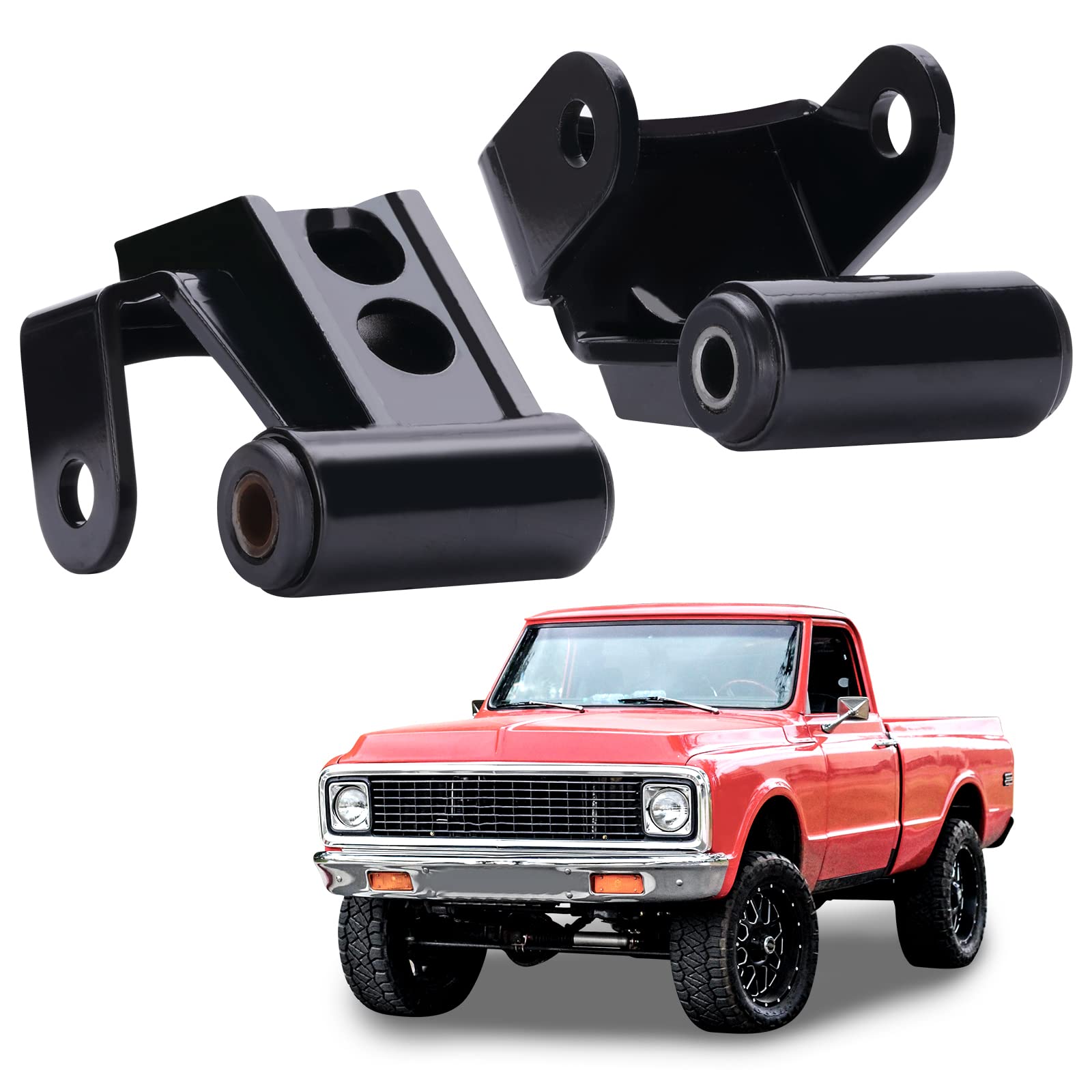 Snapklik.com : Tuningsworld 2" Rear Drop Lowering Shackles For Dodge ...
