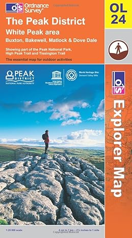 The Peak District: Sheet OL24 (OS Explorer Map) : Ordnance Survey ...