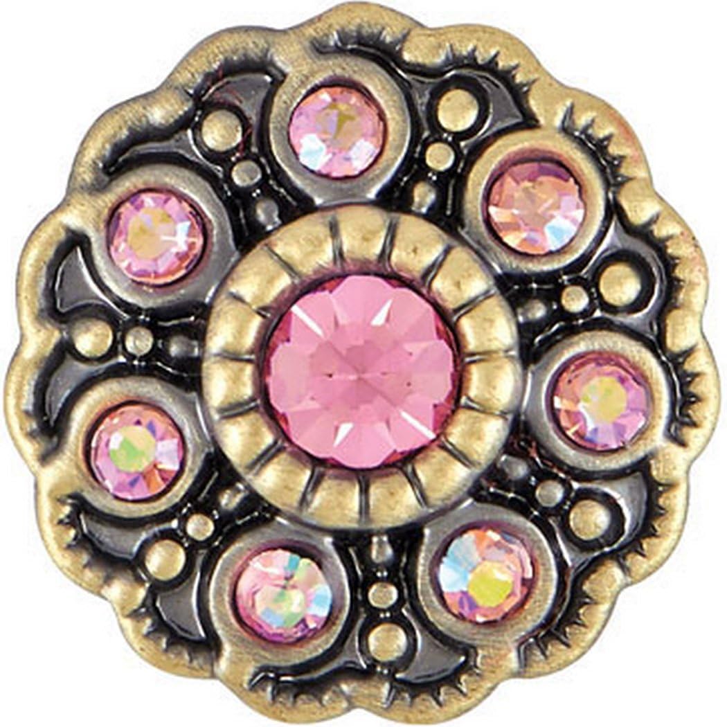 Amazon.com: Petite Ginger Snaps BRASS FLOWER - LIGHT ROSE GP05-45 ...