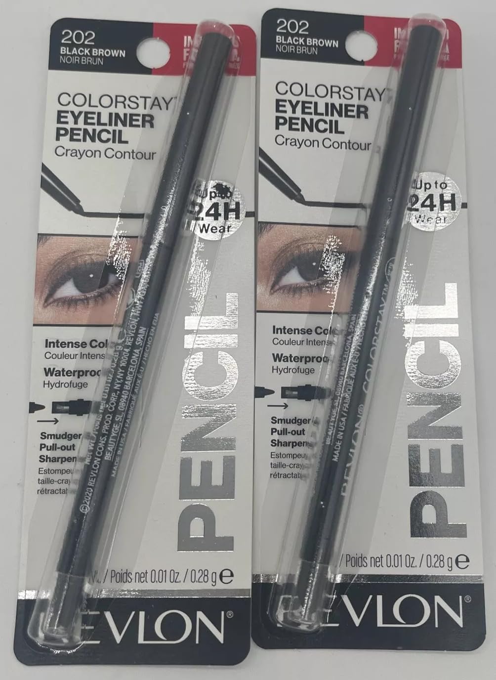 Amazon.com : REVLON ColorStay Eyeliner Pencil, Brown [203], 0.01 Oz ...