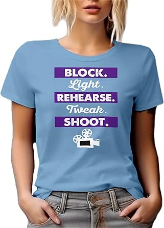 Amazon.com: Make Your Mark Design Process of Filmmaking White Graphic ...