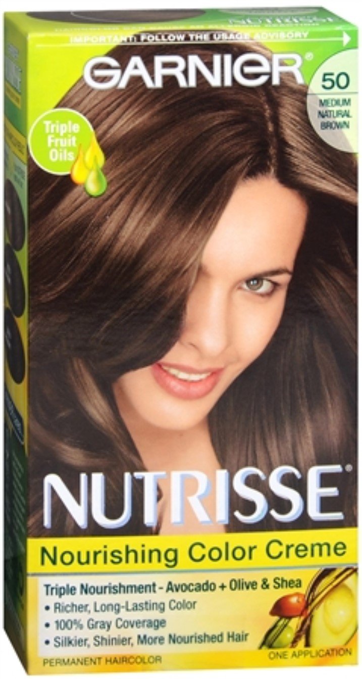 Amazon.com : Garnier Nutrisse Nourishing Hair Color Creme, 50 Medium ...