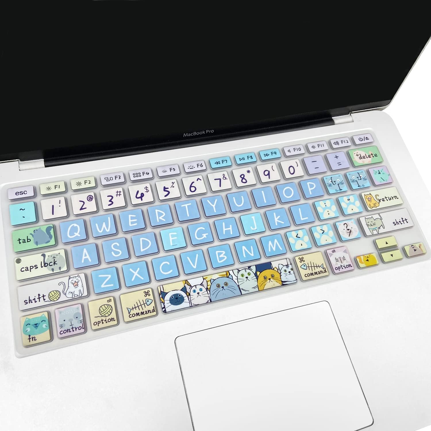 Amazon.com: WSLUCKO Silicone Keyboard Cover Skin for Old MacBook Air 13 ...