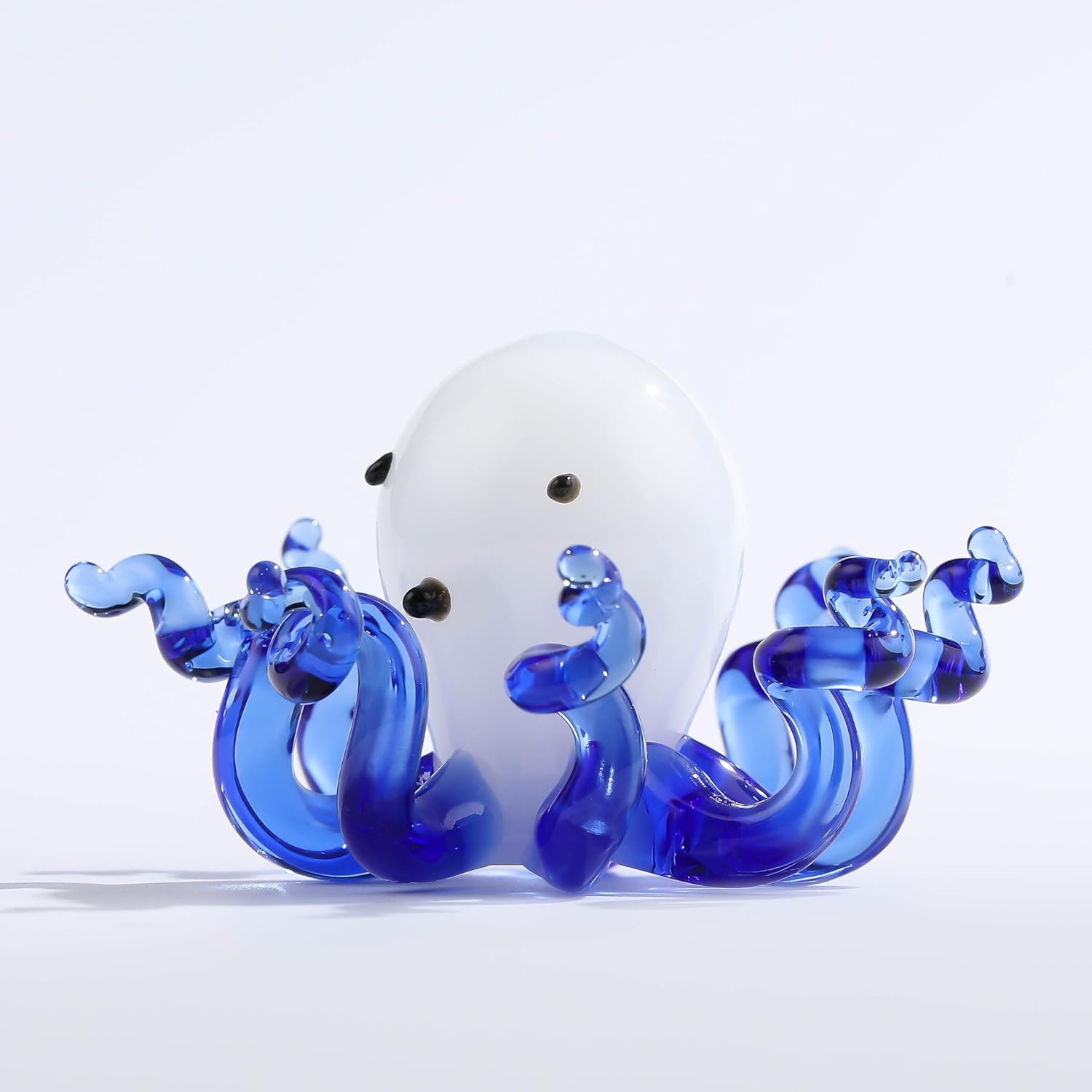 Amazon.com: Hand Blown Glass Figurine Octopus Decor Gifts for Women ...