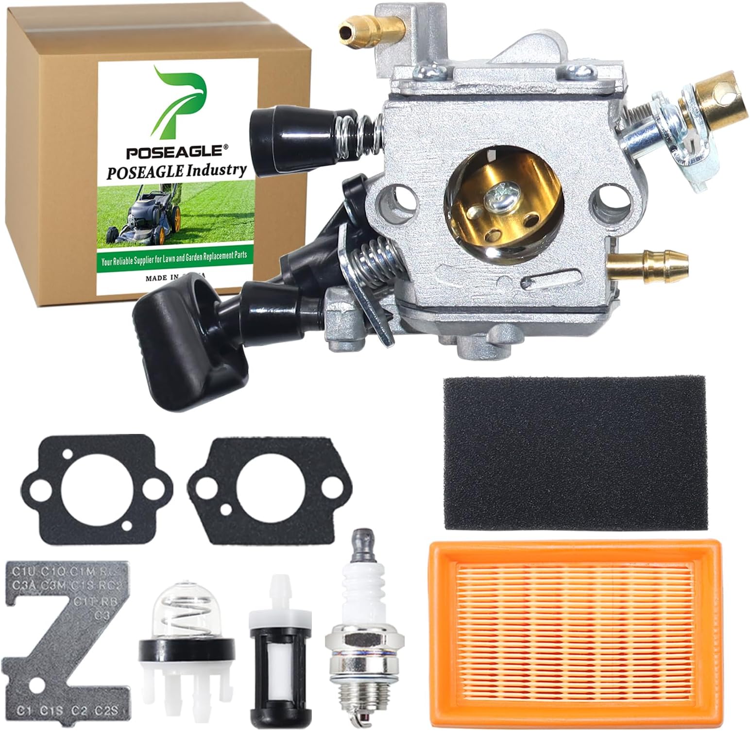 Amazon.com: Carburionix BR600 Carburetor Kit for Stihl BR500 BR550 ...