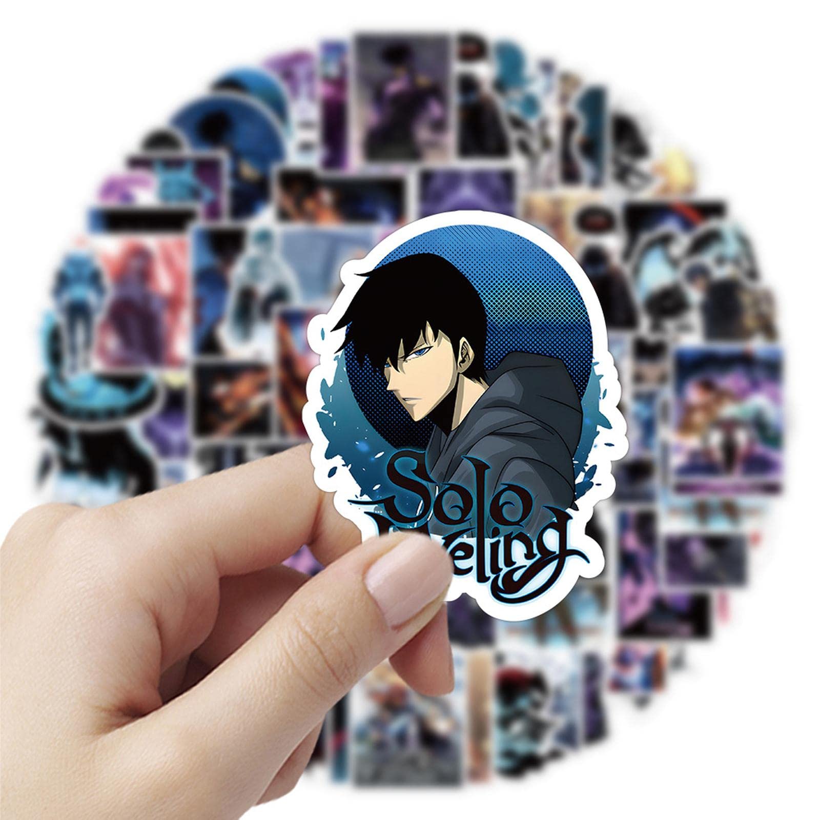 Snapklik.com : Solo Leveling Stickers 50pcs Cool Japanese Anime ...