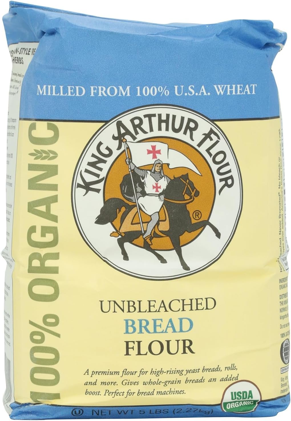 Amazon.com : King Arthur Flour Organic Medium Rye Flour for Complex ...