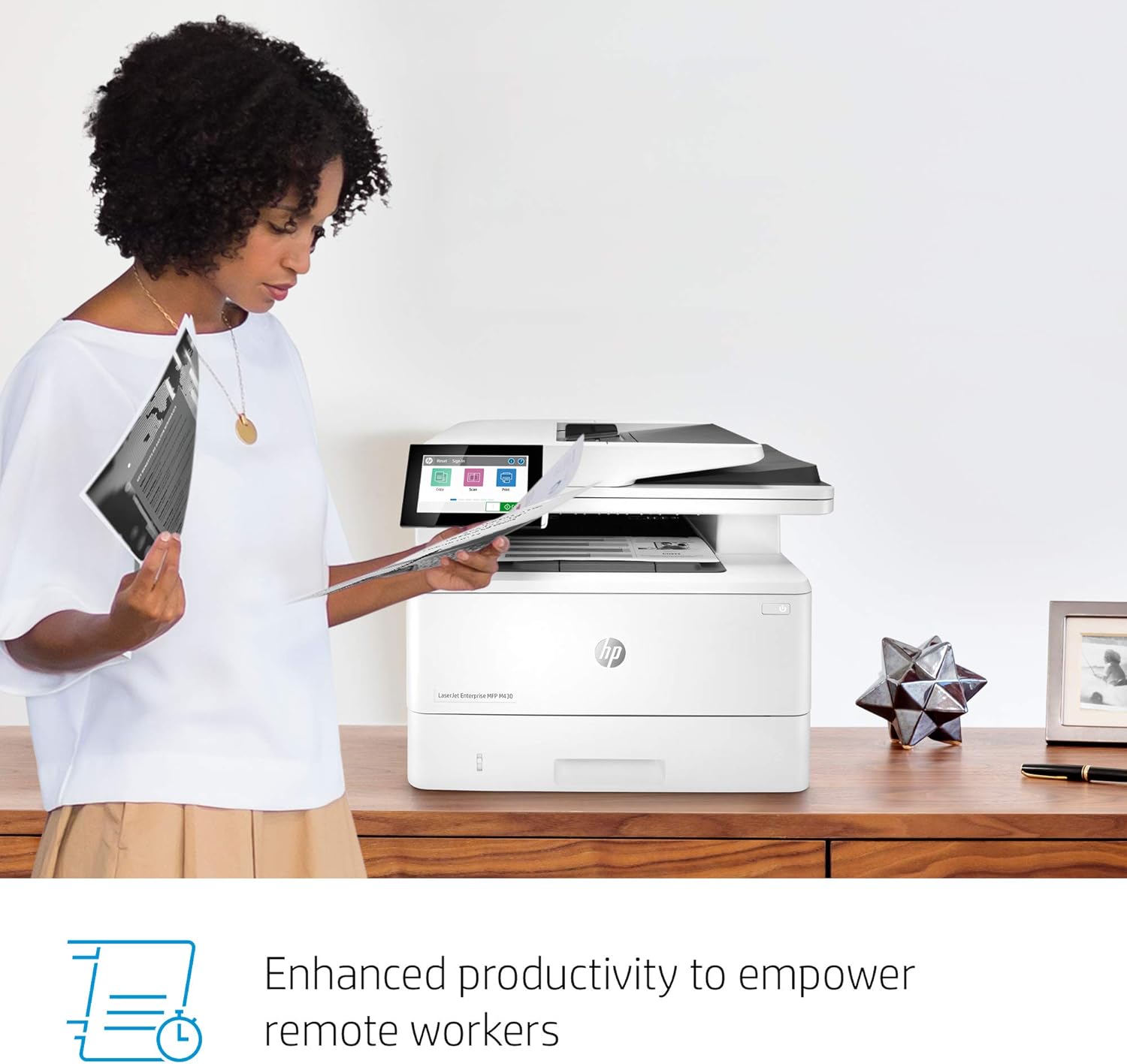 Impresora HP LaserJet Enterprise M430F Multifunción Dúplex ADF ...