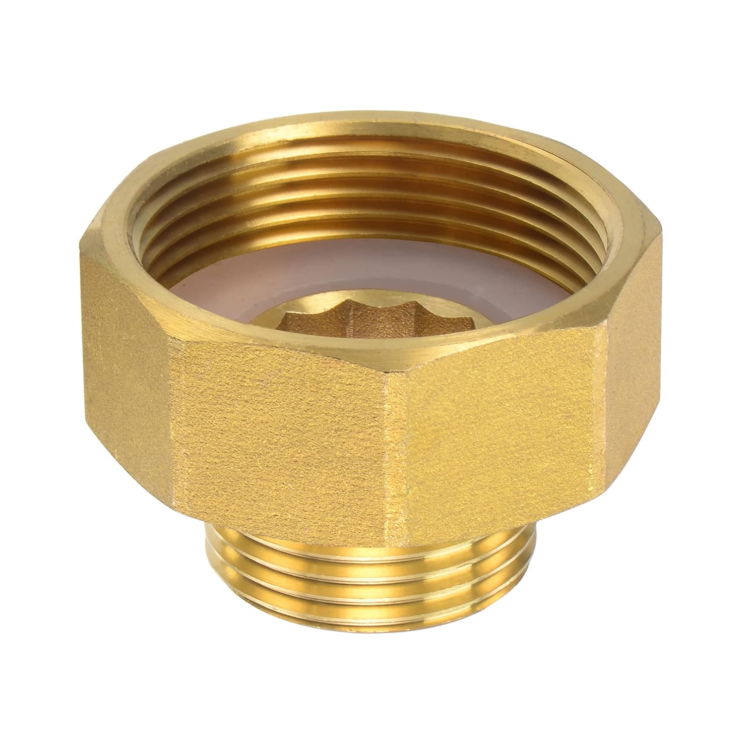 M METERXITY Brass G1 Male to G1-1/2 Female Reducer Hex Pipe Fitting ...