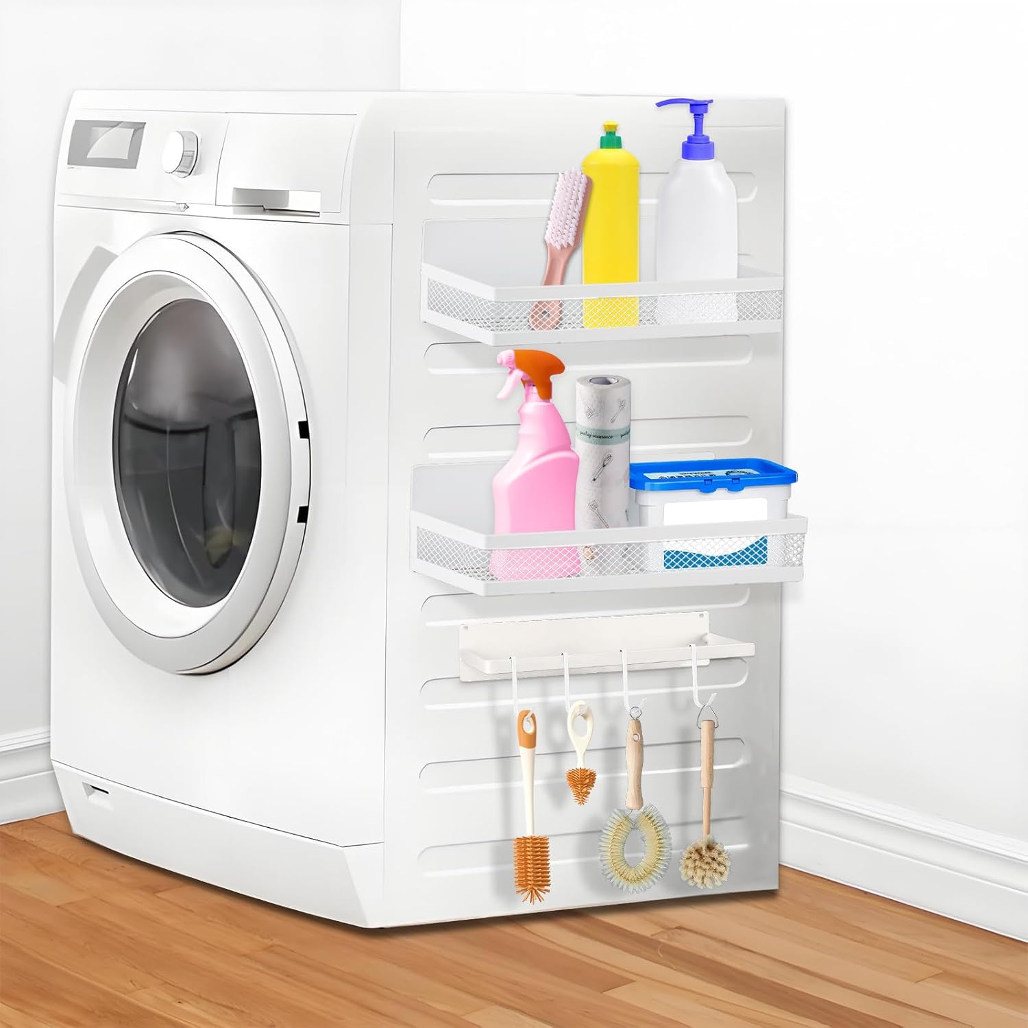 Amazon.com: BOUTICOL 7 PCS Magnetic Shelves for Washing Machine ...