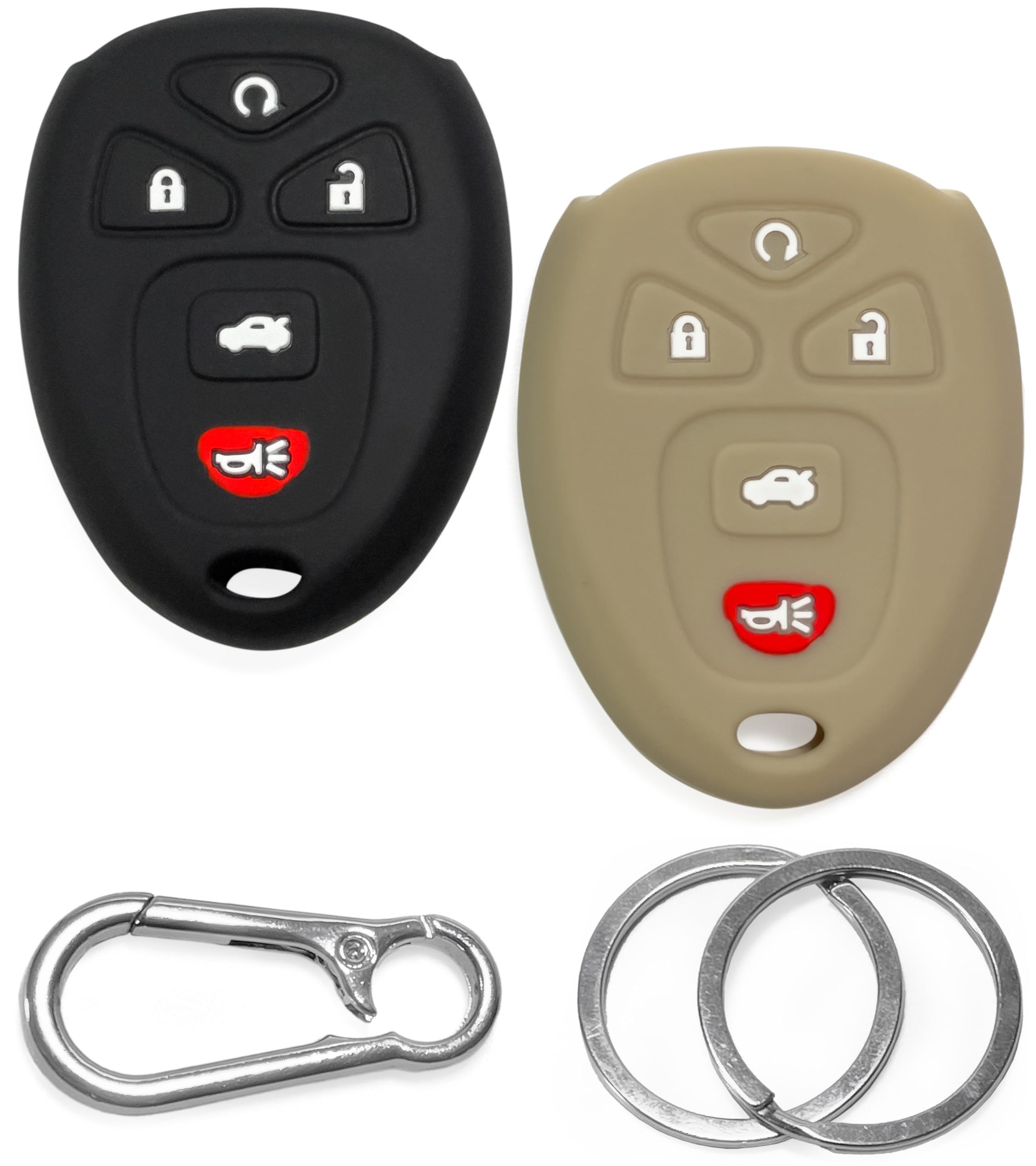 Amazon.com: Click&Fit Silicone Key Fob Covers Compatible with 2005-15 ...