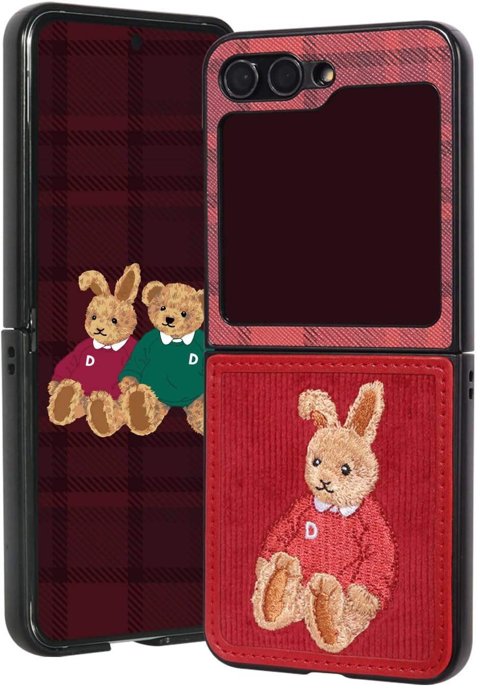 Amazon.com: Design Skin Case Embroidery Patch and Leather Cute Design ...