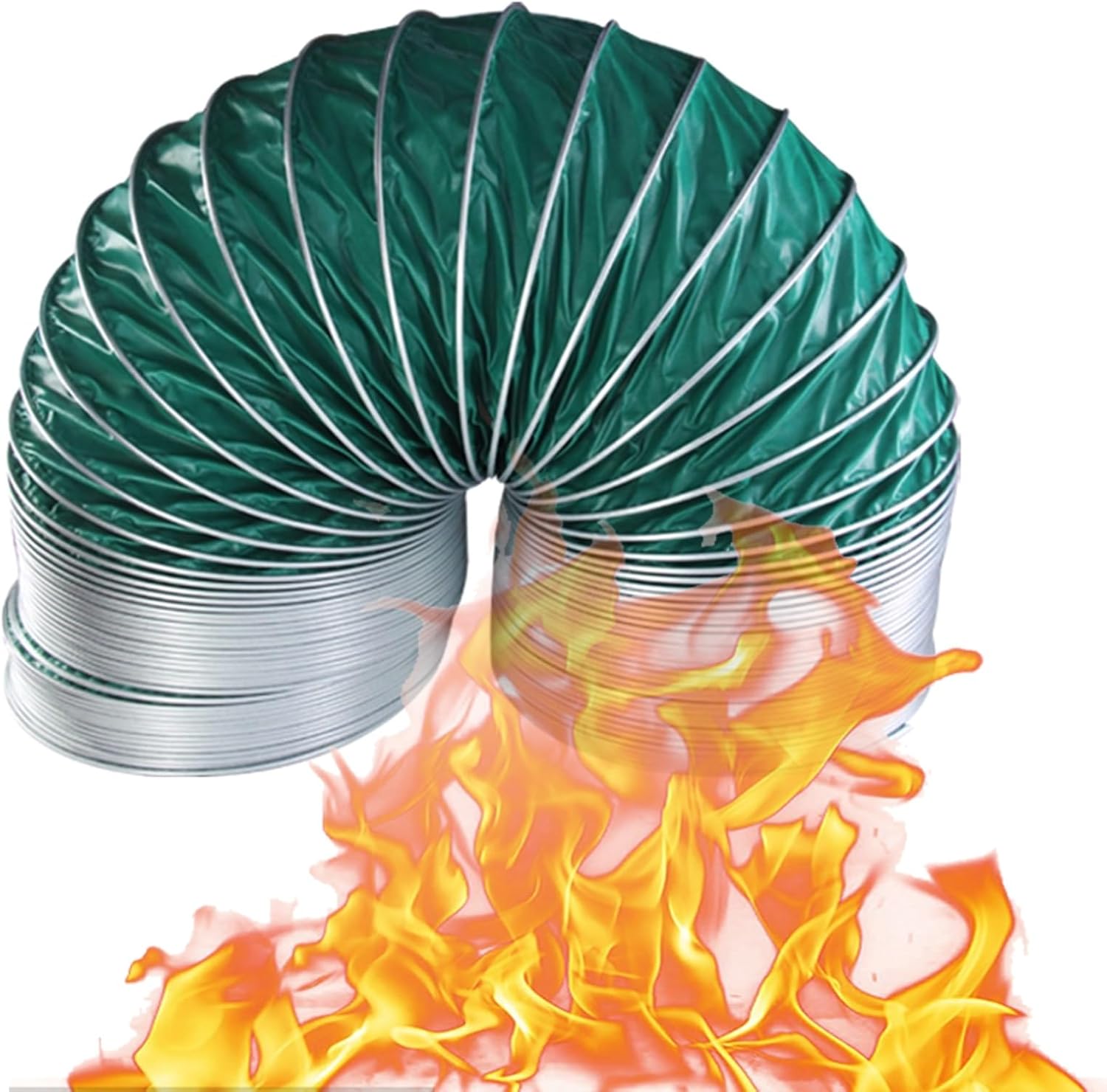 80 100 150 180 200 240 260 300 400 600mm Insulated Flex Ducting ...