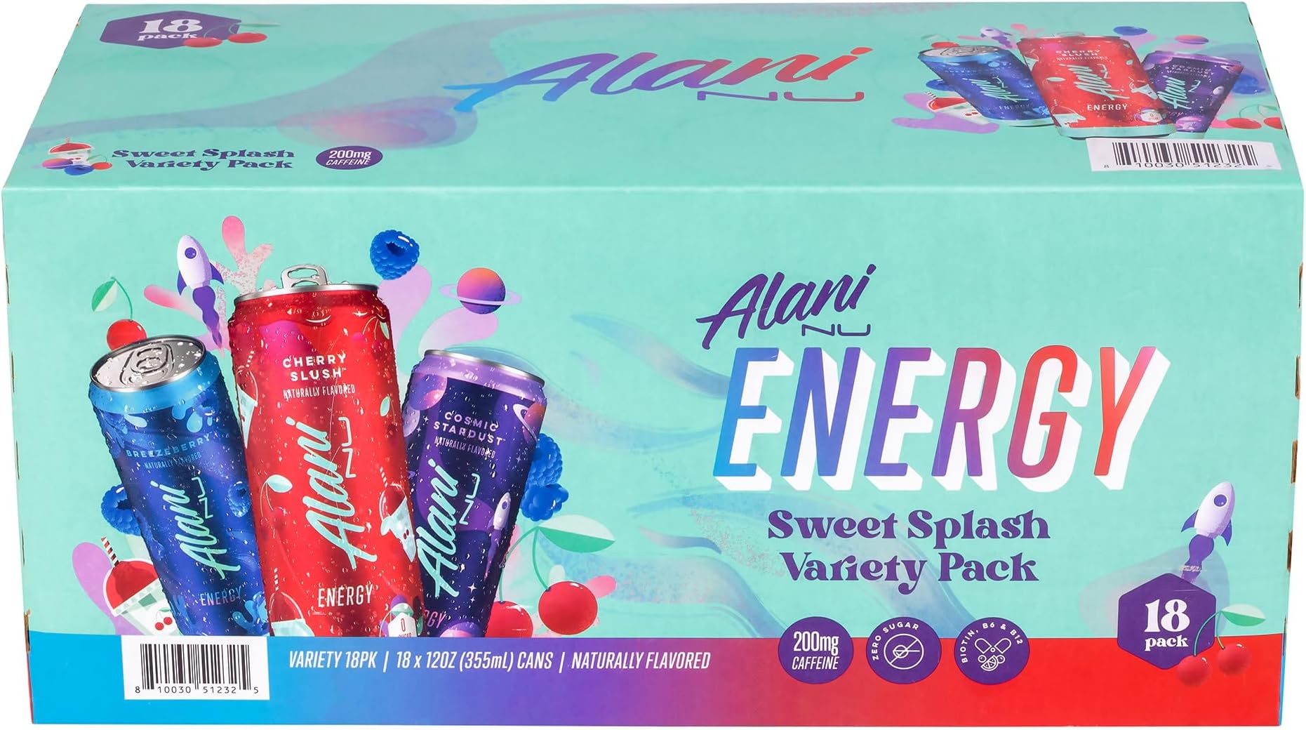 Amazon.com : Alani Nu Energy Drink Variety Pack, 12 Fluid Ounce (Pack ...