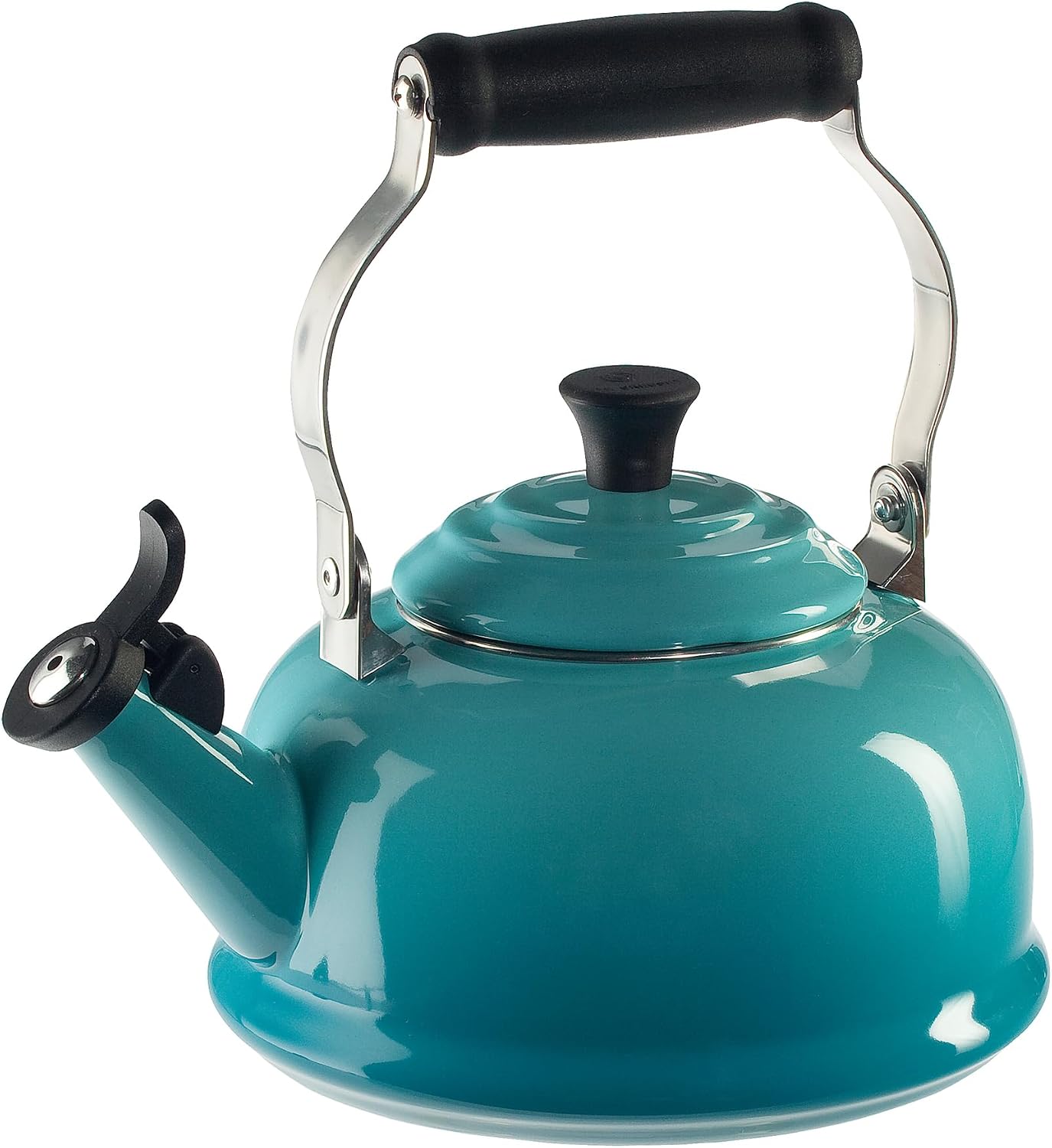 Amazon.com: Le Creuset Clc Whistle Kettle 1.6L Caribbean Blue: Home ...