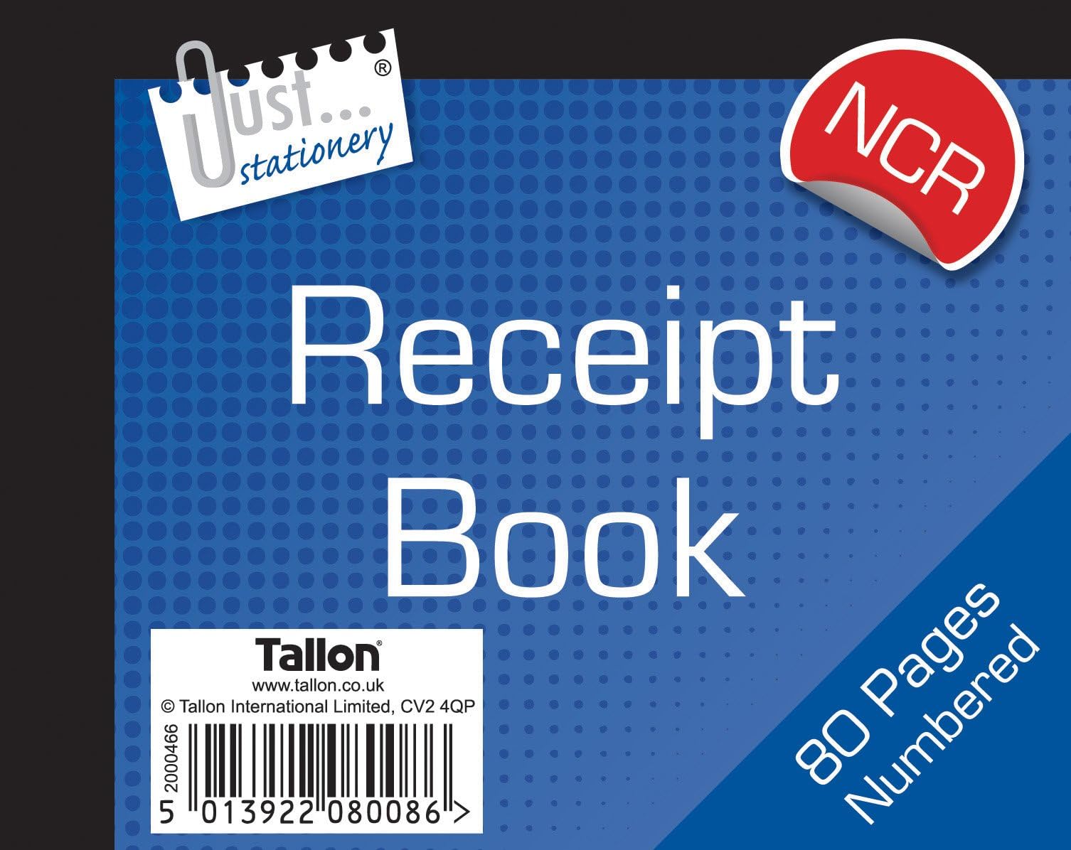 Silvine Duplicate Receipt Book, Cheque Book Style - 40 Receipts per ...