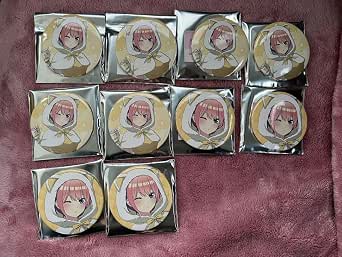 Amazon.co.jp: The Quintessential Quintuplets, Can Badge Collection, Can ...