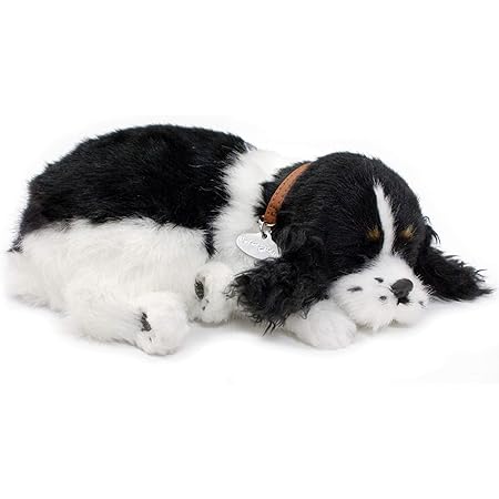 Toyland® LUPO The Black Cocker Spaniel Dog Soft Plush Toys 35cm By ...