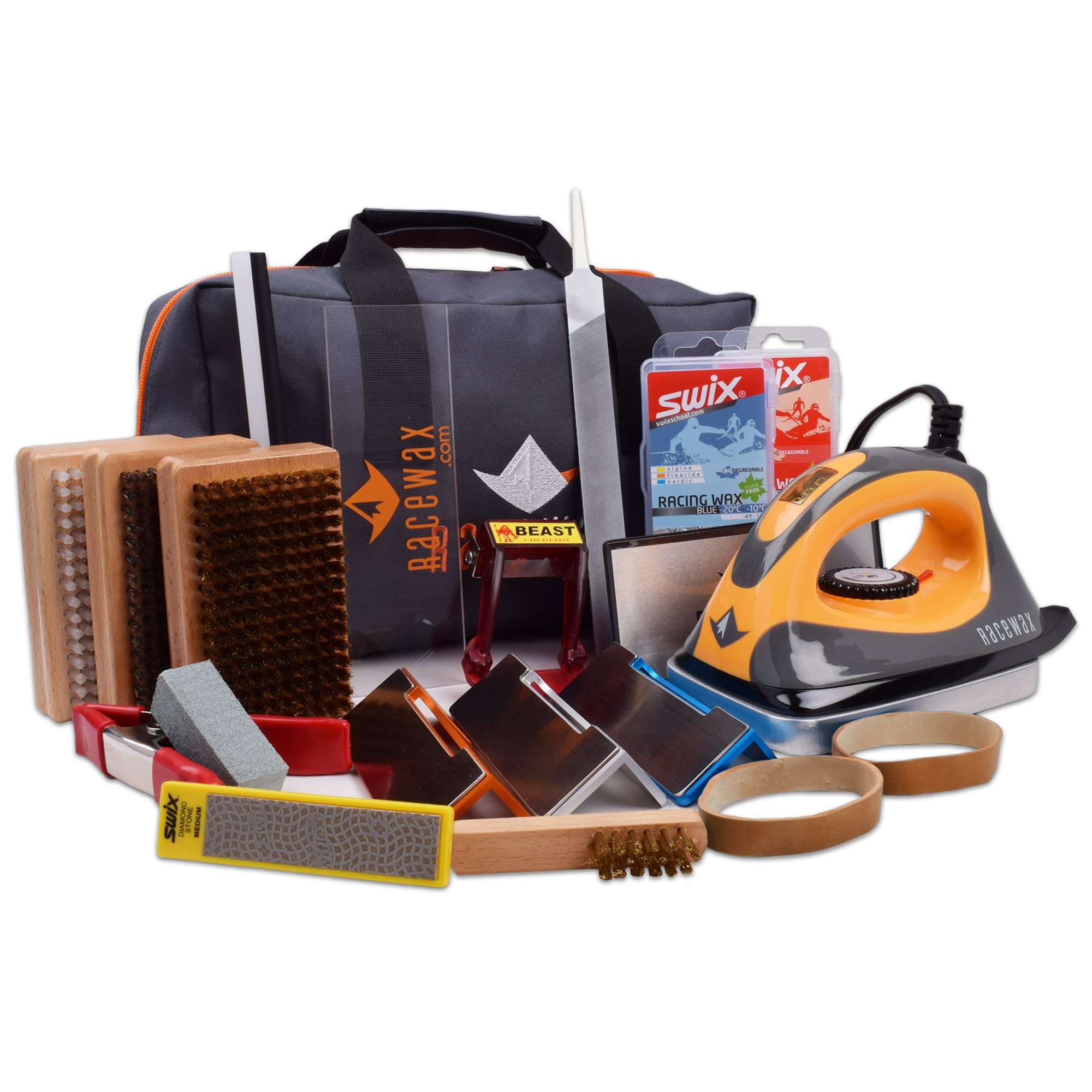 Amazon.com: RaceWax Pro Tune Digital Iron Ski Snowboard Tuning Kit ...