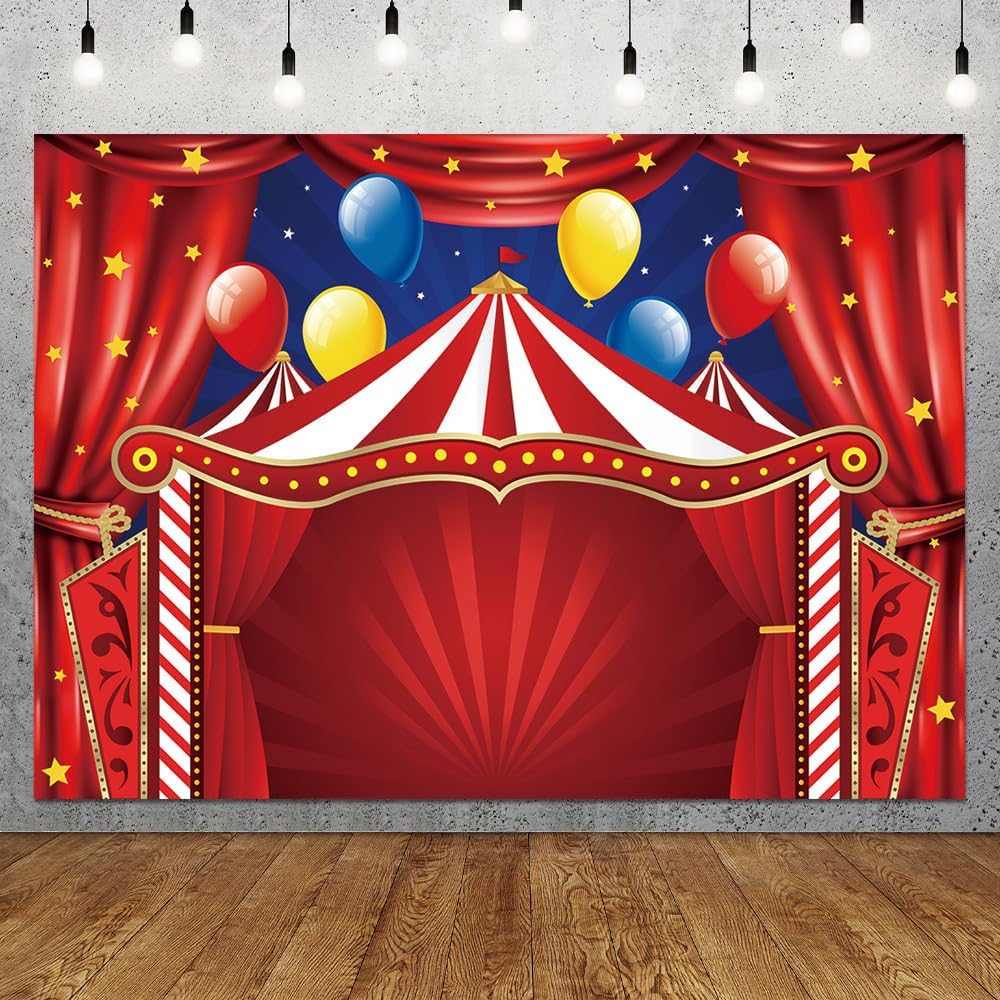 Amazon.com : DOTOOMA 7X5FT Circus Carnival Circus Theme Party Photo ...