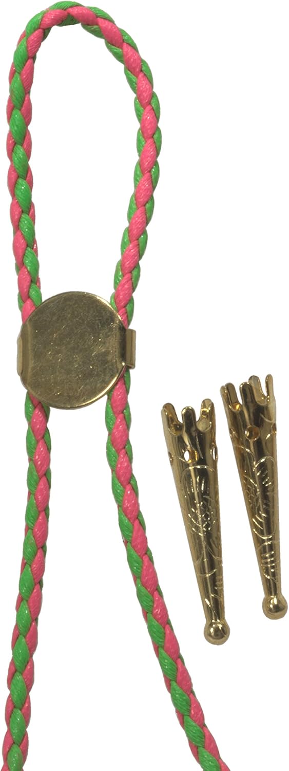Amazon.com: Bolo Tie Parts - Delicate Two Bolo Tips + 16mm Slide Gold ...