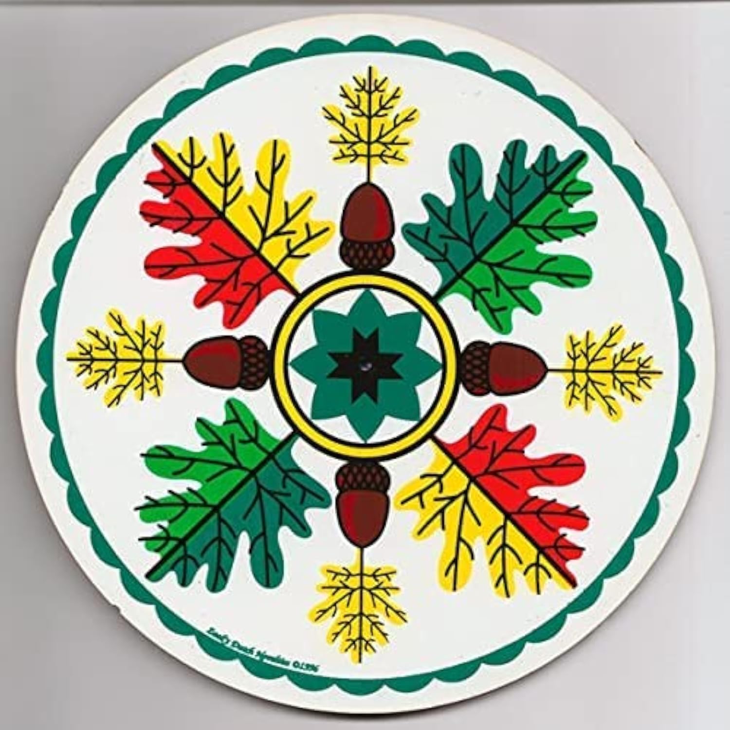 Amazon.com: Krouterebs Pennsylvania Zook Dutch Hex Vintage Round Metal ...