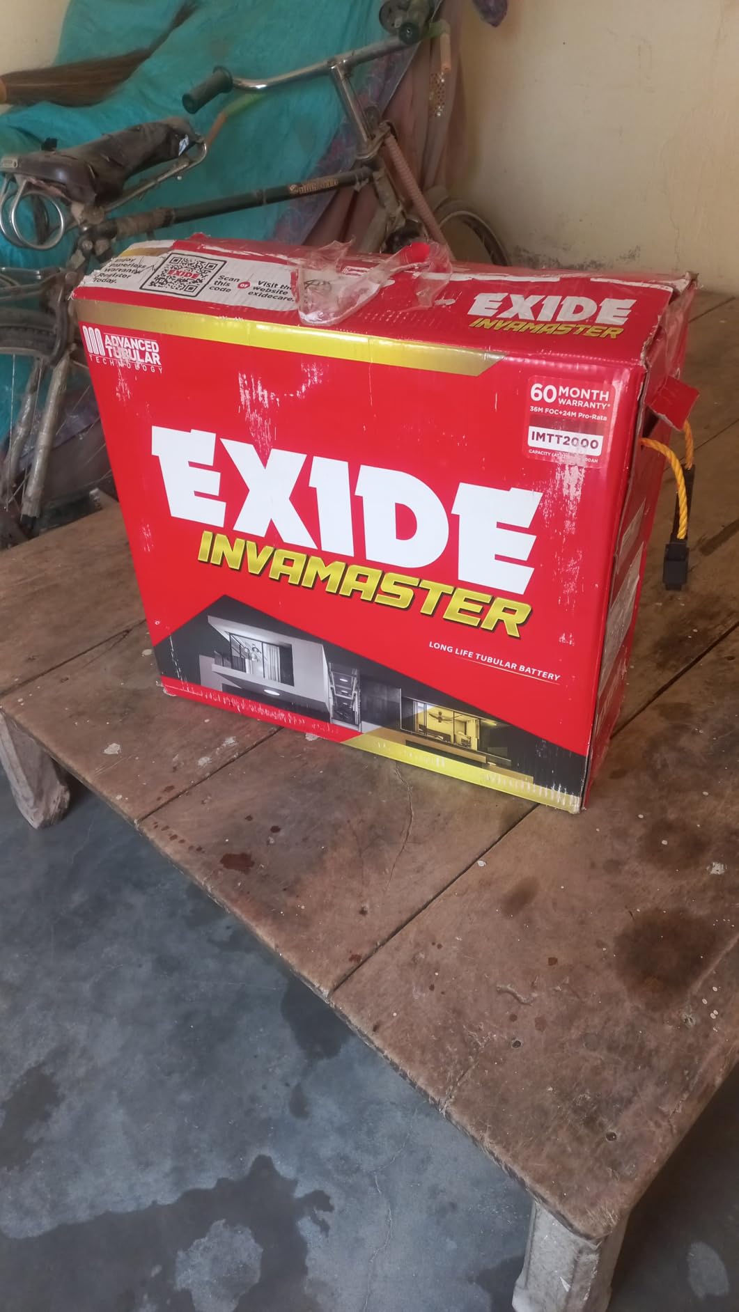 EXIDE INVA Master IMTT2000 200Ah 12V Tall Tubular Inverter Battery