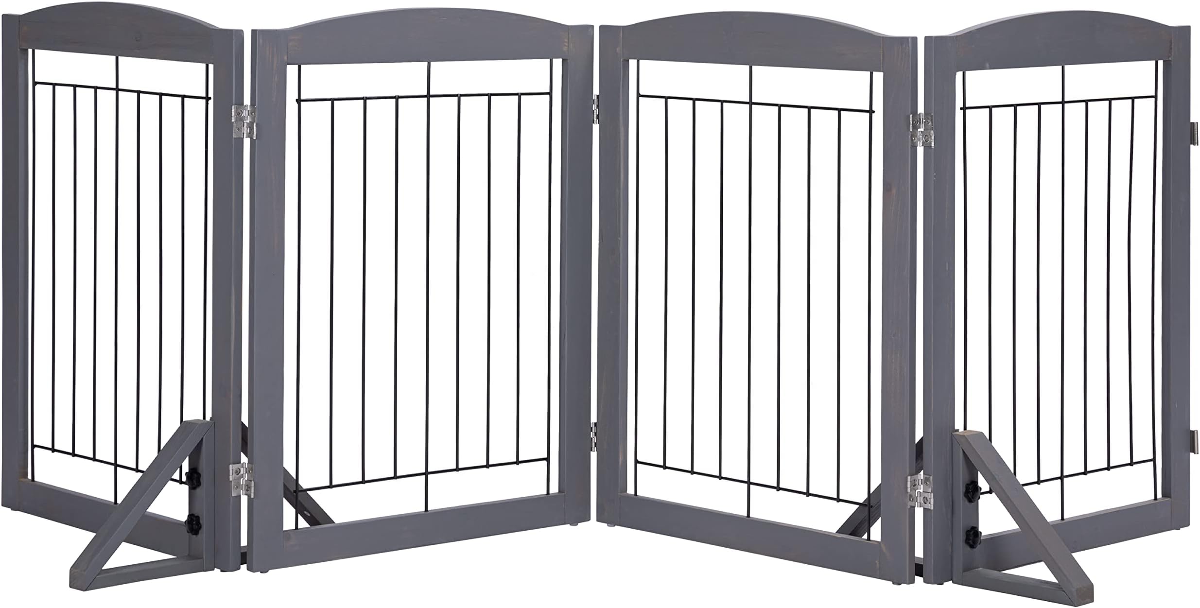 Amazon.com: SMONTER Expandable Barricade Gate, 129" Metal Safety ...