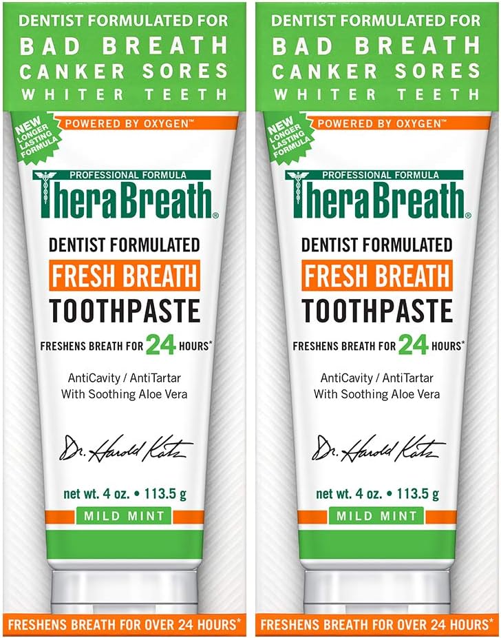 Amazon.com : Dr. Katz TheraBreath Oxygenating Toothpaste, Fresh Breath ...