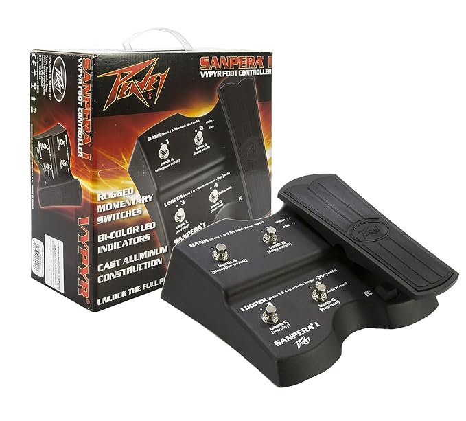Peavey Multi-Function Guitar Foot Controller Pedal – Expression Pedal ...