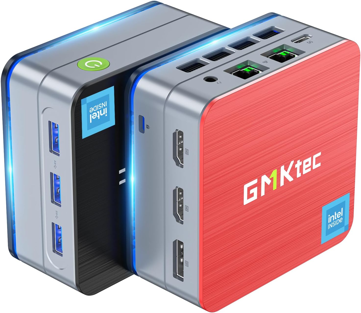 GMKtec Desktop Mini PC Intel N150 12GB DDR5 256GB SSD Dual LAN, Mini ...