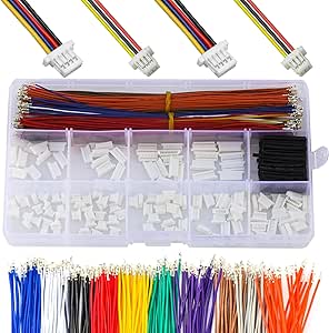 Amazon.com: Kidisoii JST Connector Kit 1.0mm Pitch JST-SH 1.0 Micro Connector with Premium 28AWG ...