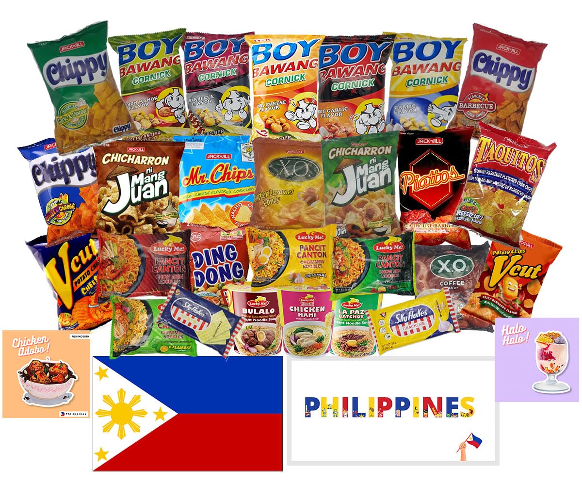 Amazon.com: Philippines Snack Box Variety Pack of 10 Authentic Filipino ...