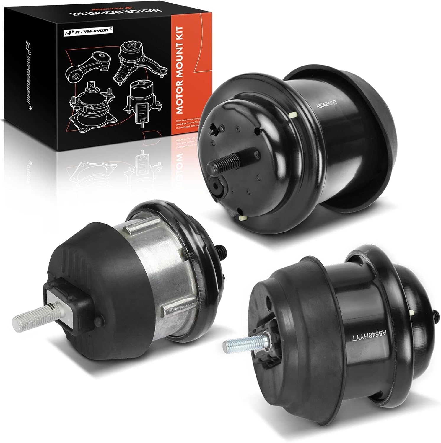 Amazon.com: A-Premium 3PCS Engine Motor Mount and Transmission Mount ...