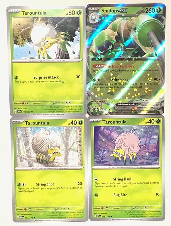 Amazon.com: Spidops ex 019/198 Holo - Scarlet & Violet - Pokemon ...