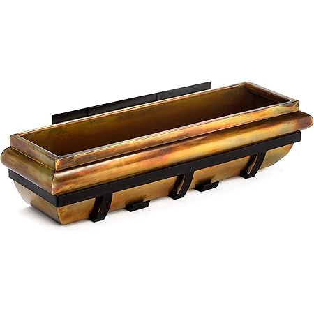 Amazon.com : Window Planter Box H Potter Flower Outdoor Copper Plant ...