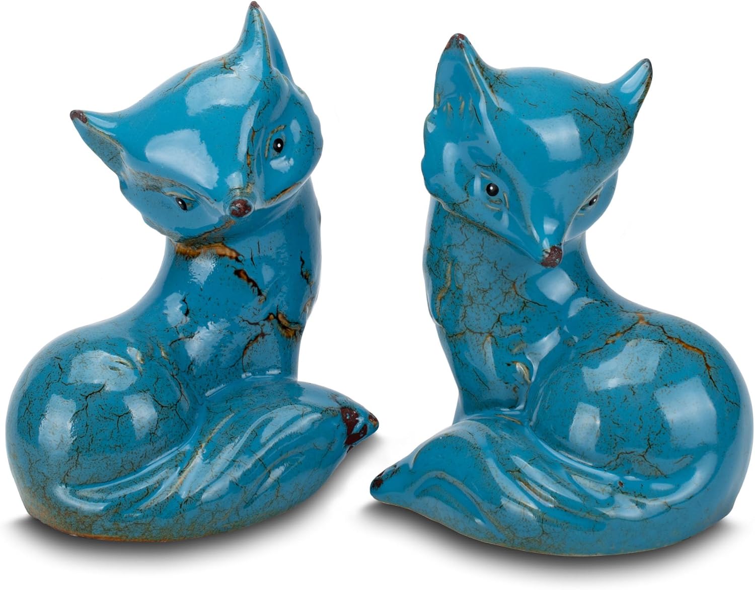 Amazon.com: MayRich Company 30888 Fox Couple Cerulean Blue 5.5 x 7.5 ...