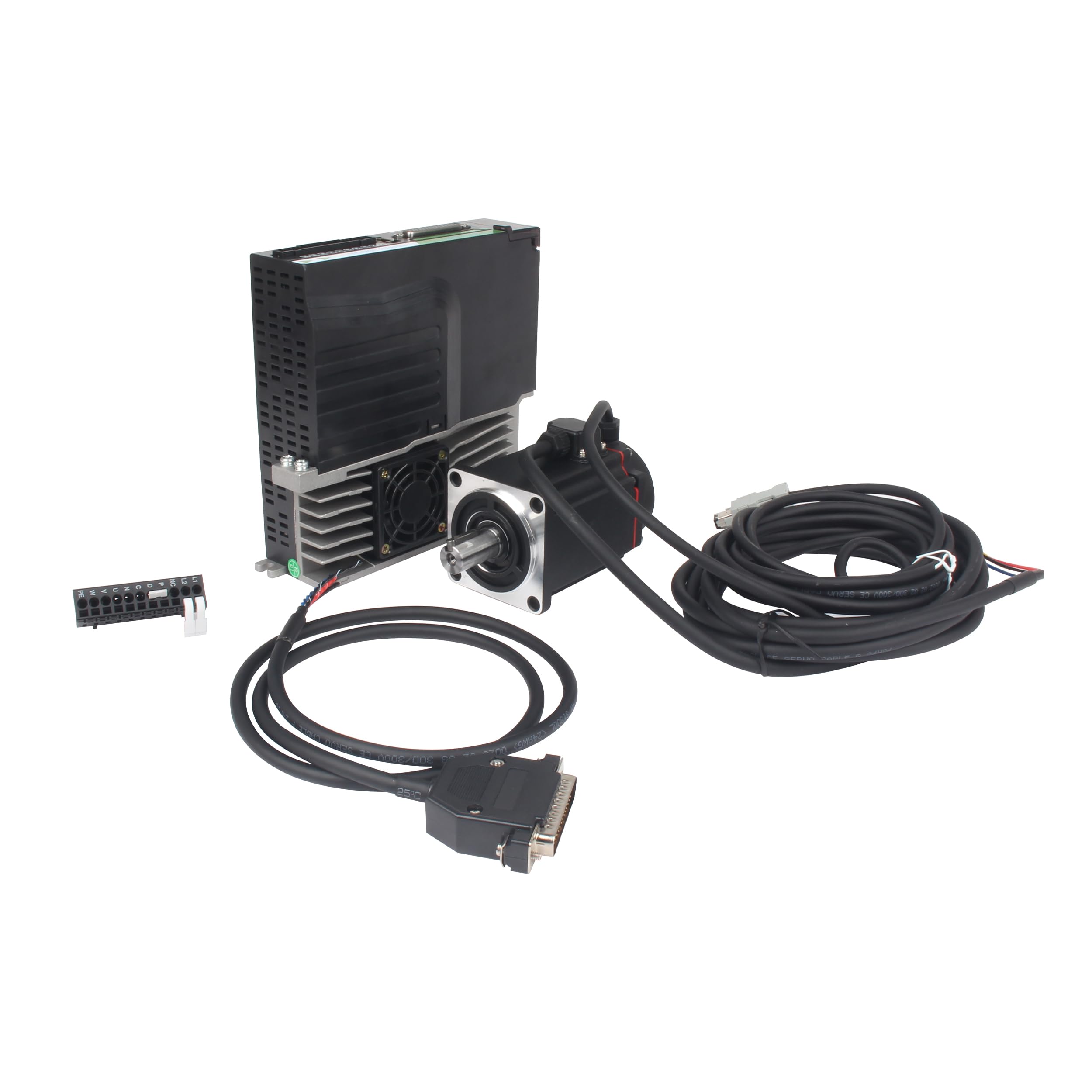 Amazon.com : YIDOFENG Without Brake 400W AC Servo Motor Kit, CNC 220V 2 ...