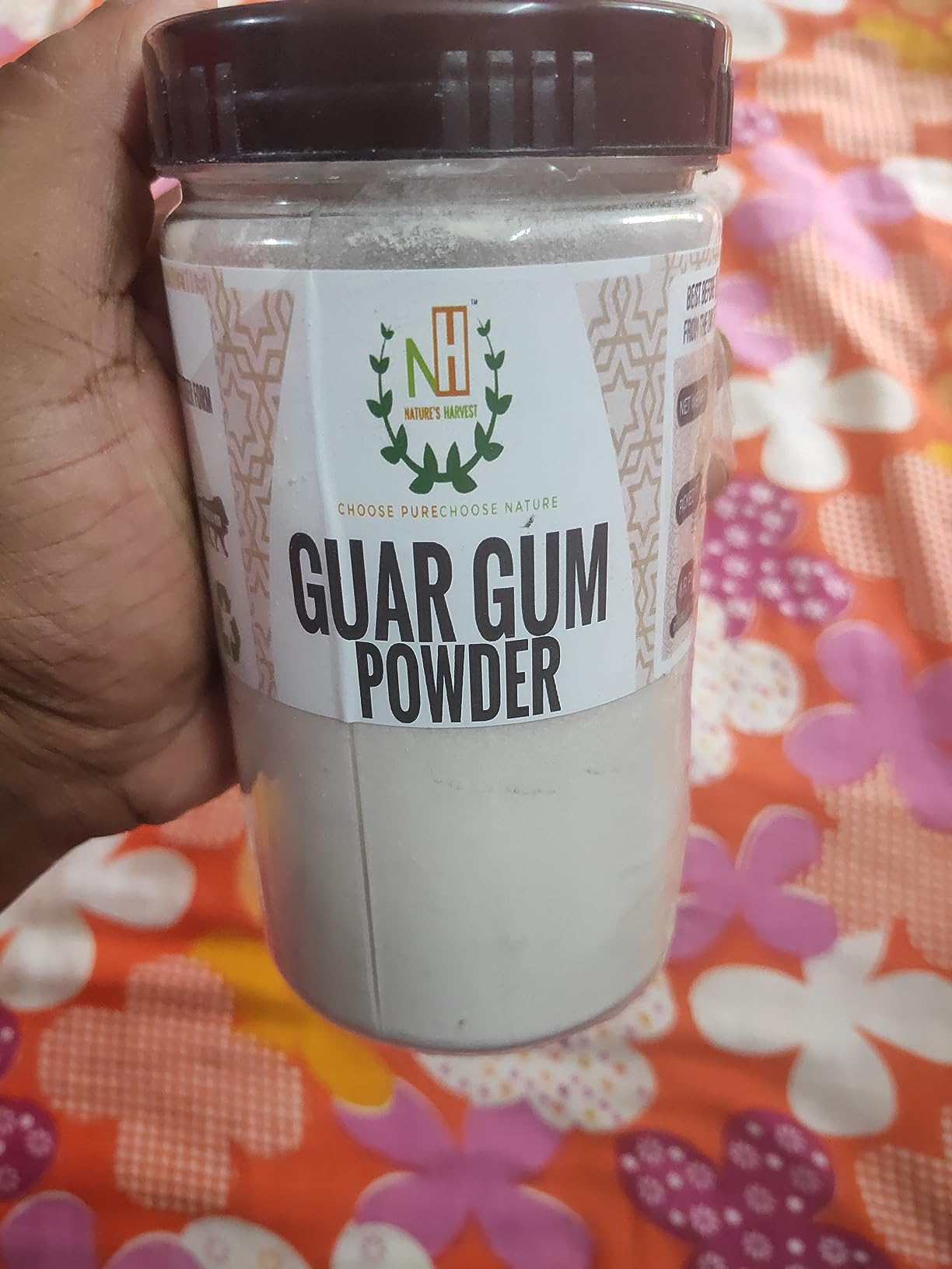 NATURE'S HARVEST Organic Guar Gum Powder ((250g) : Amazon.in: Grocery ...