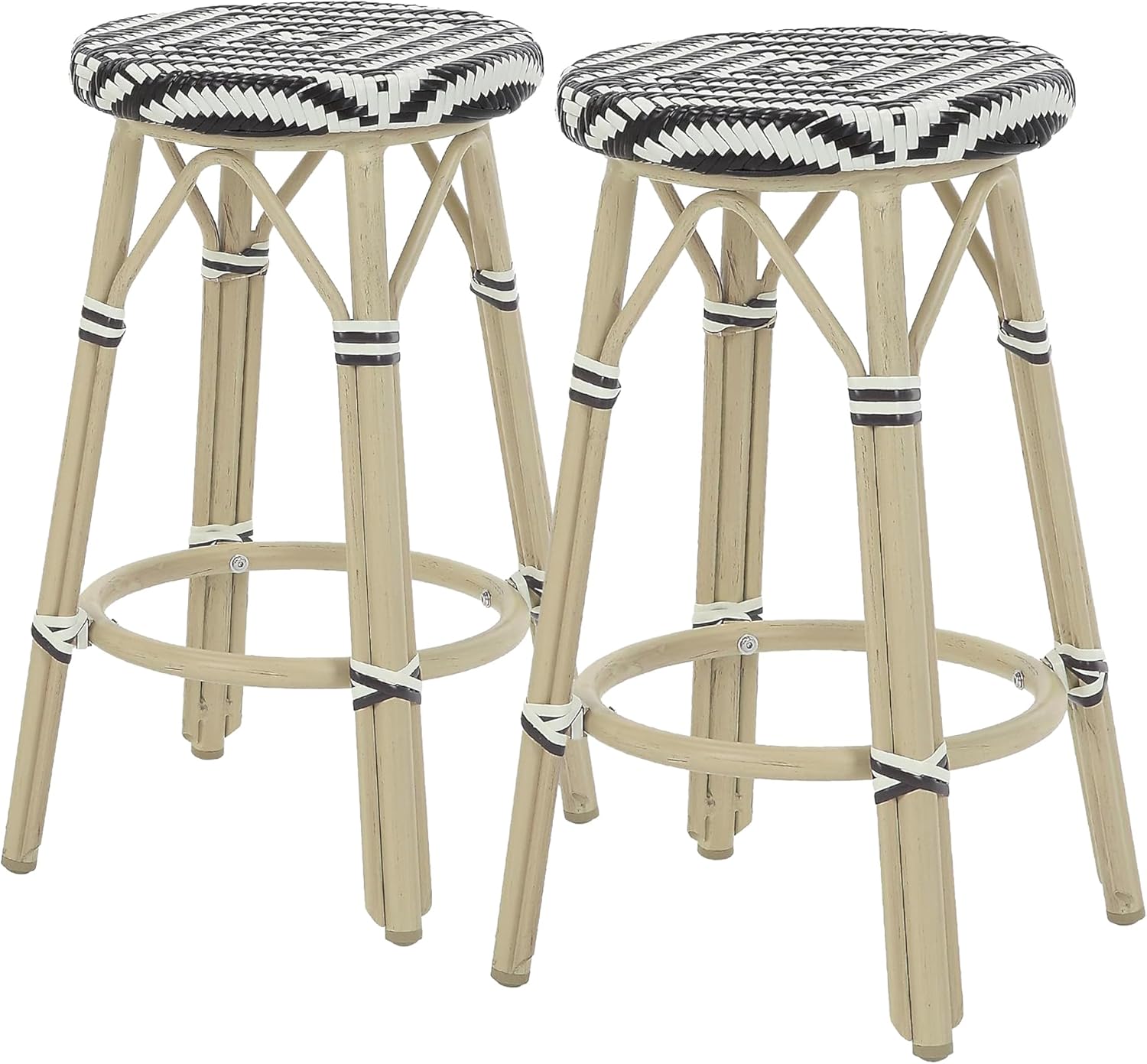 Amazon.com: 24/7 Shop at Home Seadrift Boho 26-inch Aluminum and All ...