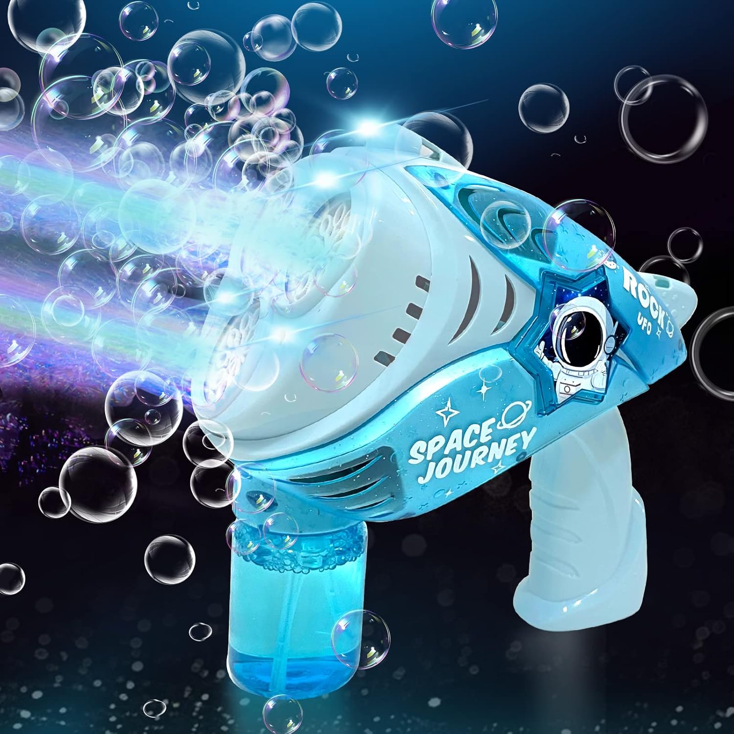 Amazon.com: Upgraded Automatic Bubble Gun, Bazooka Bubble Machine Gun ...