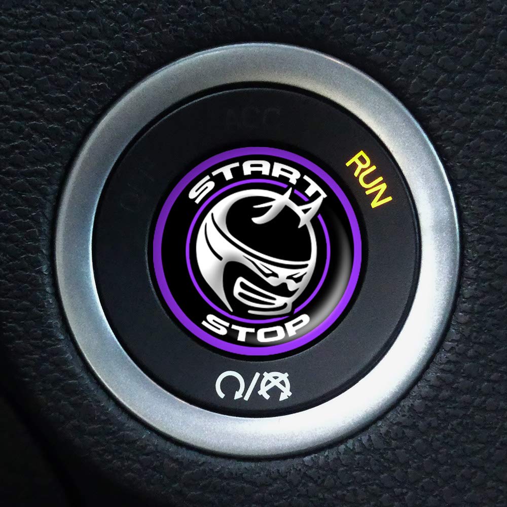 Amazon.com: Scat Pack Challenger Charger Ignition Button Overlay Push ...