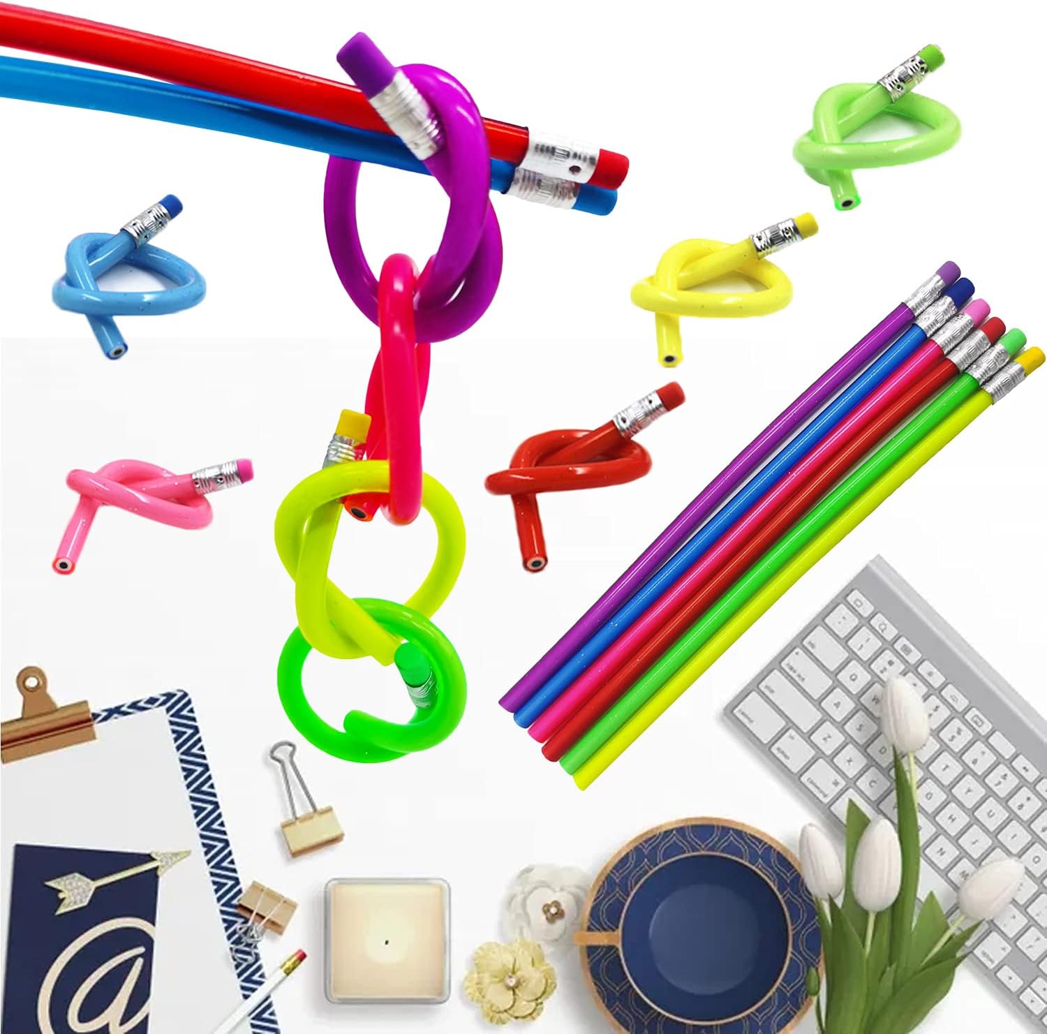 Lápiz suave flexible de bienvenida para el regreso a la escuela lápices ...